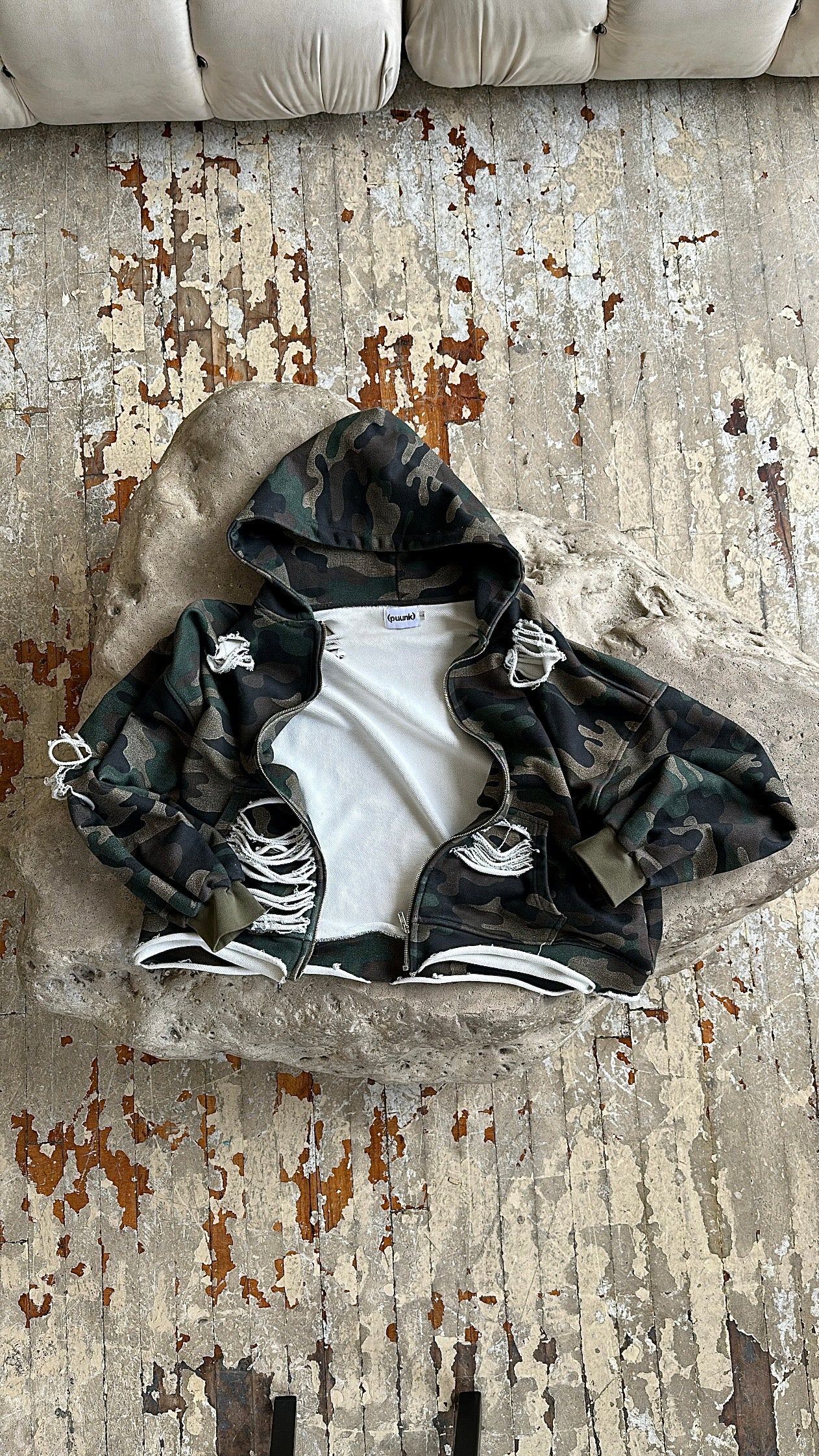 Pnnk “Camo Zip-Up” – PUUNK
